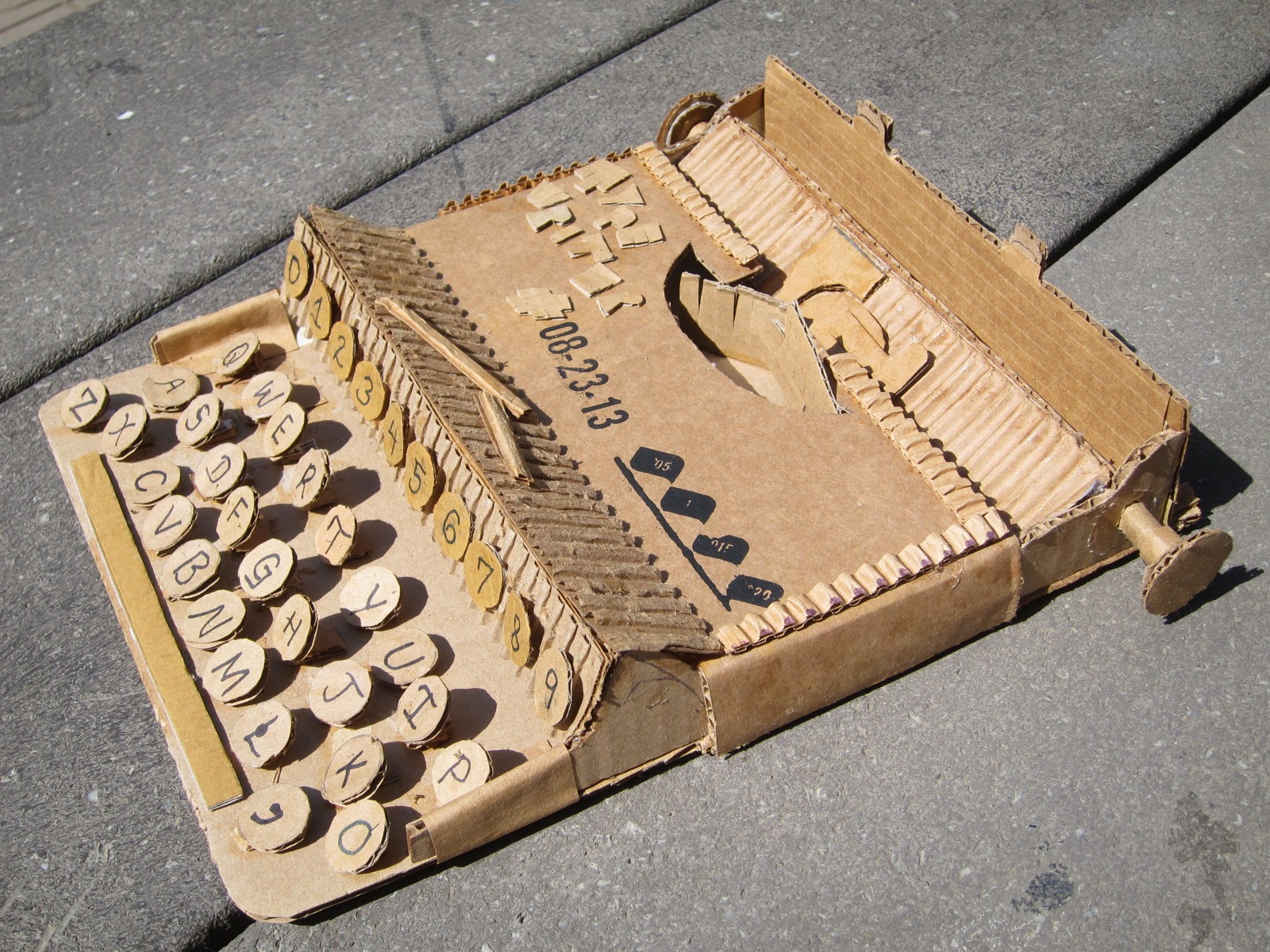 Mr. Bob's Middle & High School Art Room: High School Cardboard Sculptures.