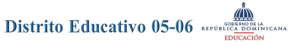 Distrito Educativo 05-06: agosto 2016