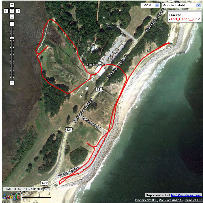 NY Walkman: 2011-09-30 Fort Fisher, NC and Southport, NC
