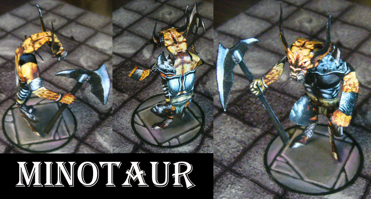 Fantasy Paper Miniature Models: Green dragon, phoenix and other ...