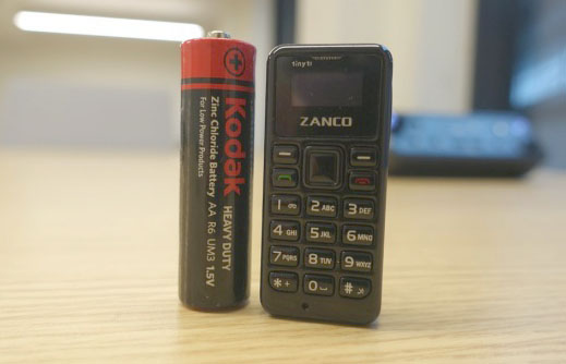 World's Smallest Mobile Phone The Zanco T1 - Priced at 2,280rs
