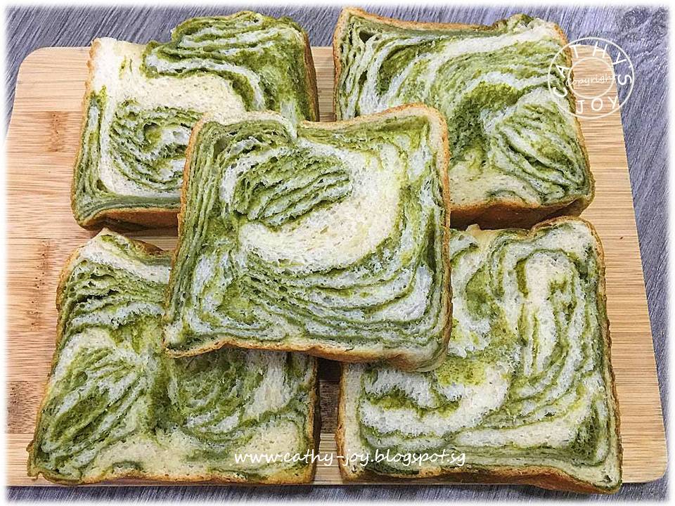 cathy's joy: Matcha Layered Bread