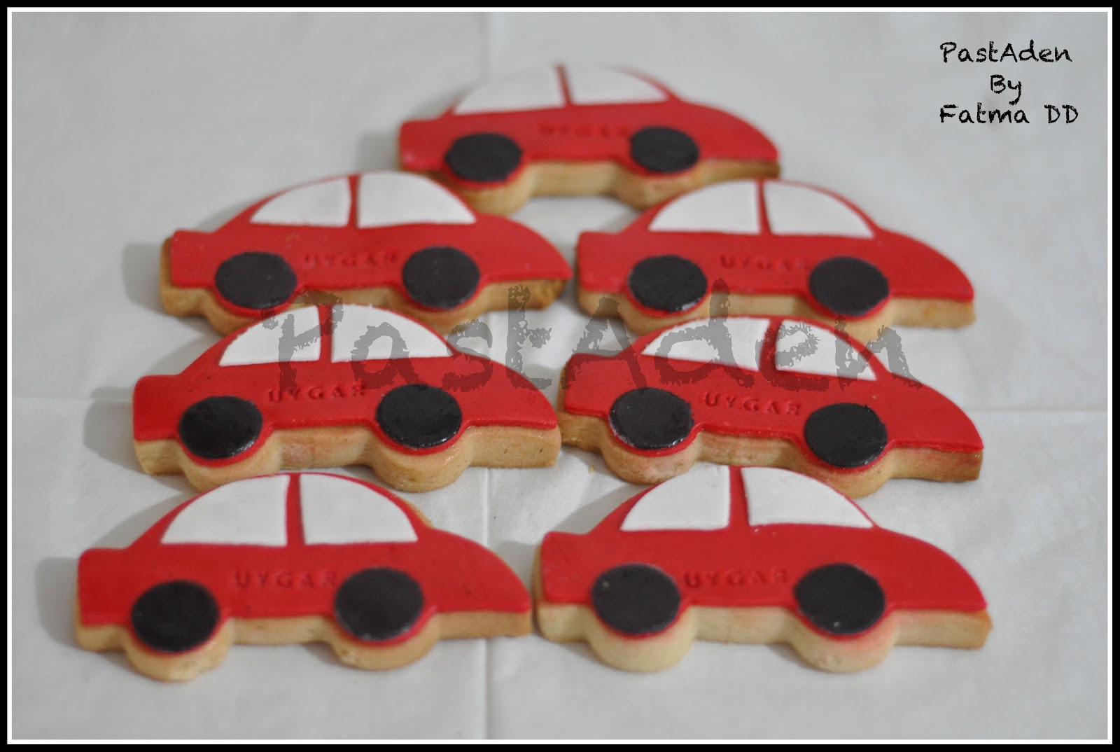 Pastaden Butik Pasta Tasarım Disney Cars Şimşek Mcqueen Pastası Ve Araba Kurabiyeler