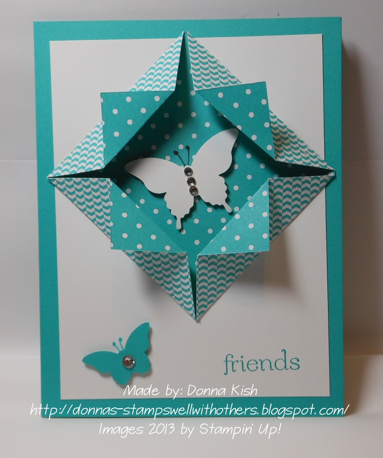 Stamps Well With Others: Folded Frame Cards