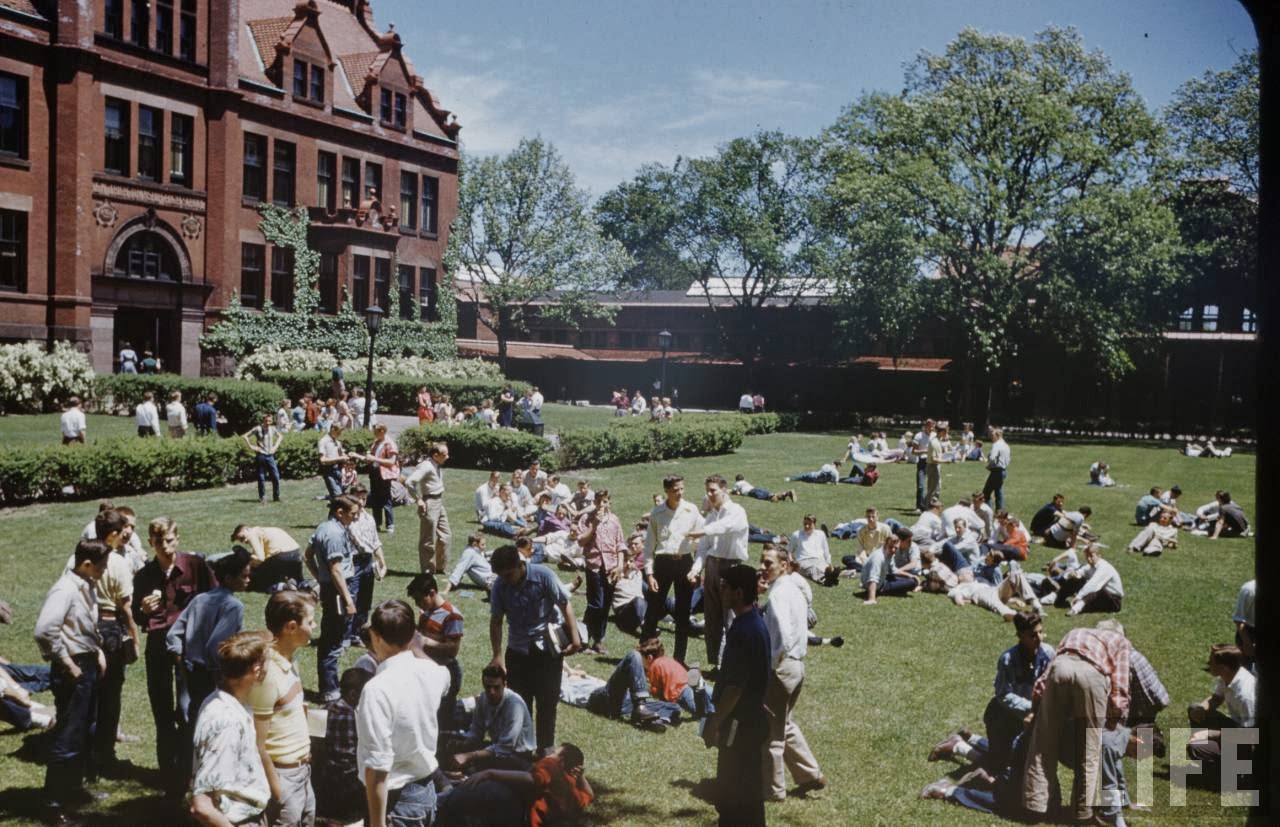 Interesting Color Photographs Capture Daily Life of Students at New ...