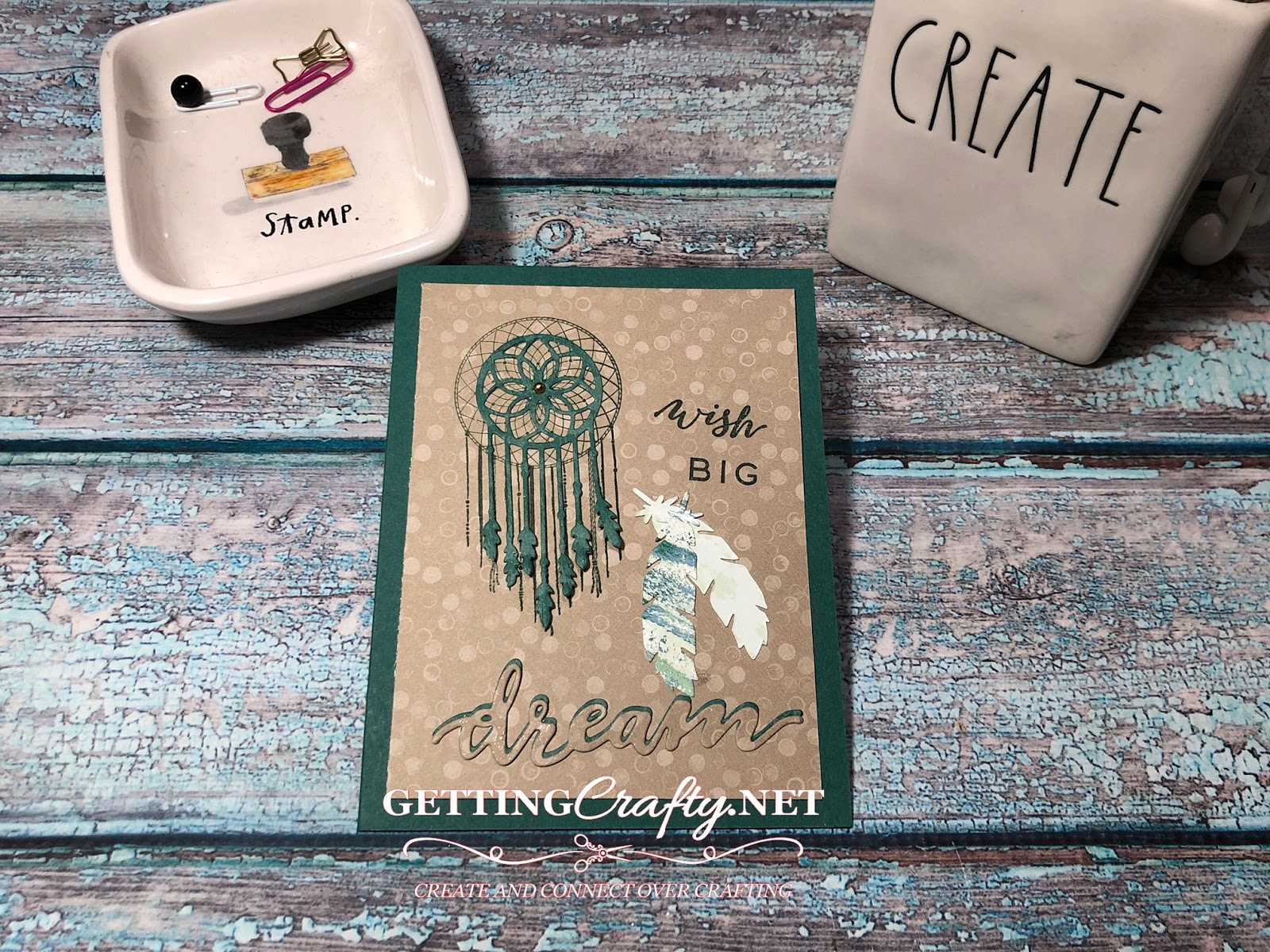 Getting Crafty with Jamie: Dream Big handmade card