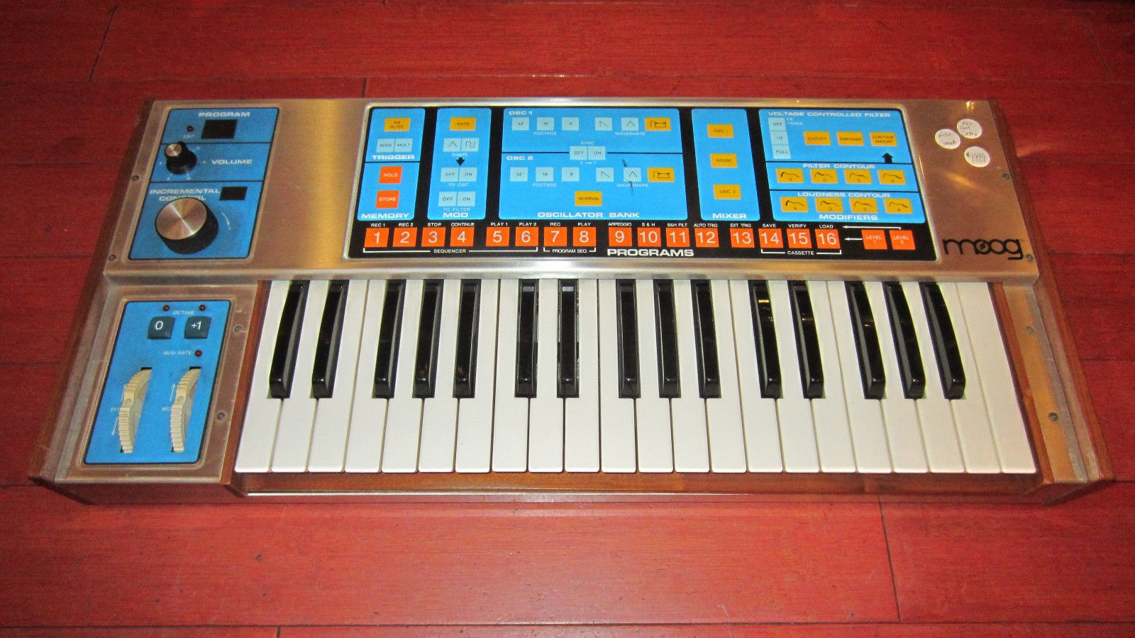 MATRIXSYNTH: Vintage 1980's Moog The Source Analog Synthesizer SN 2913