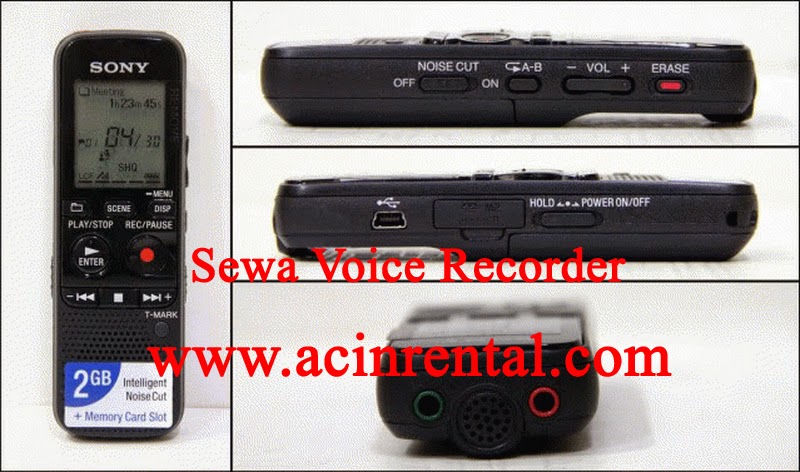 PUSAT SEWA VOICE RECORDER [sewa alat perekam suara] JAKARTA, TANGERANG ...
