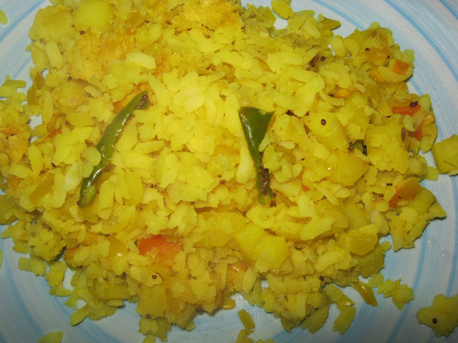 Sri's kitchen: Atukulu upma / Masala atukulu / Masala poha