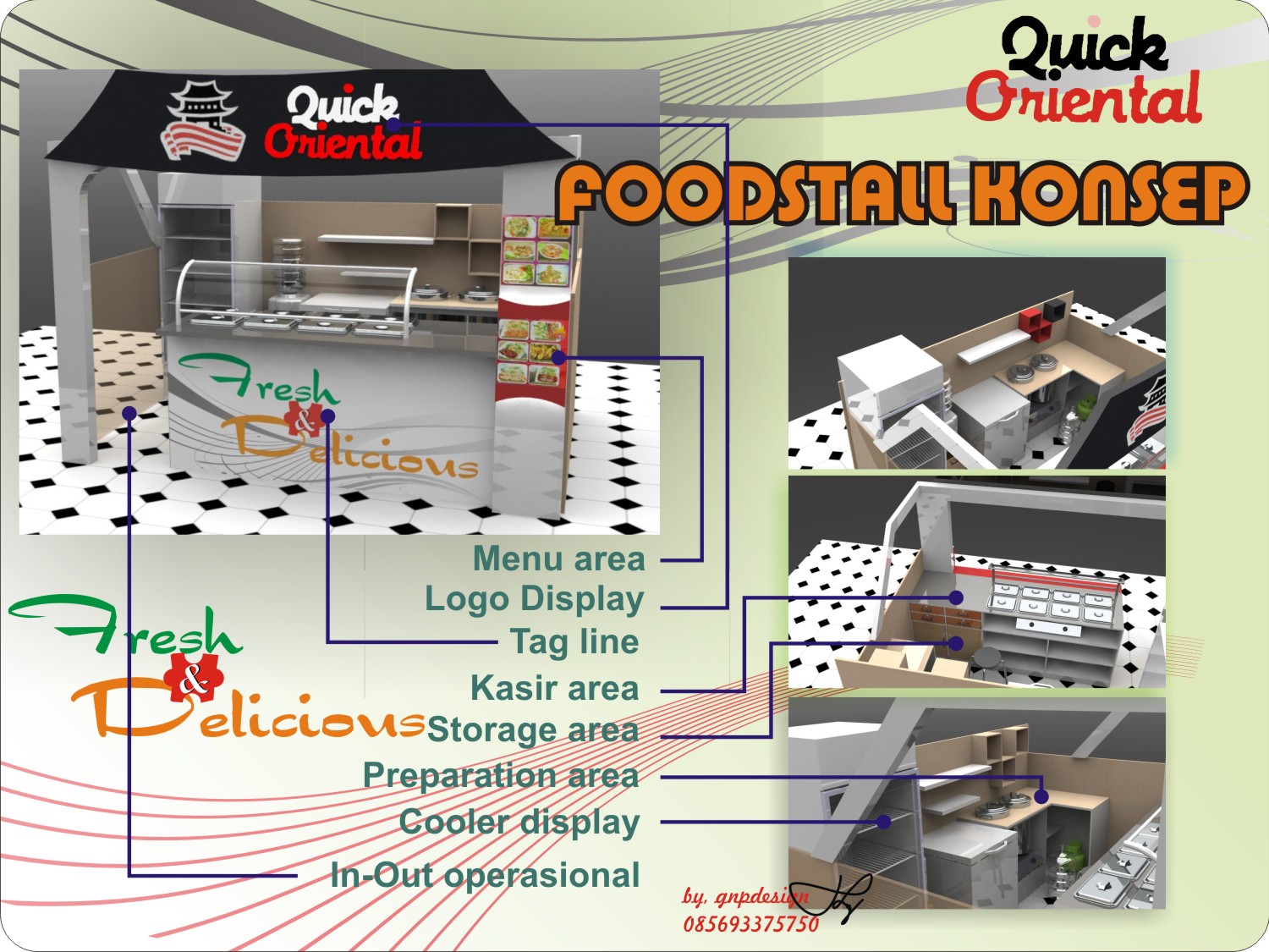 gnp design: Food Stall / Food Court Konsep