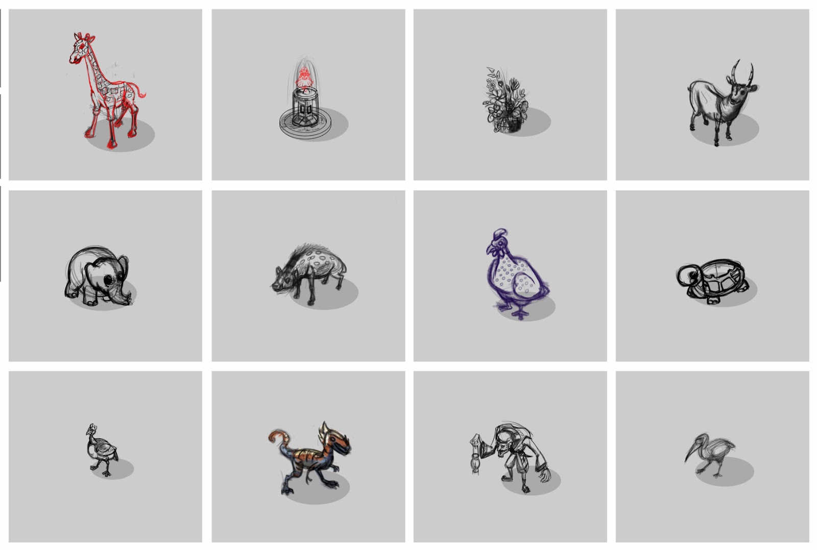 2D Digital Character Animator: Digital Sketches