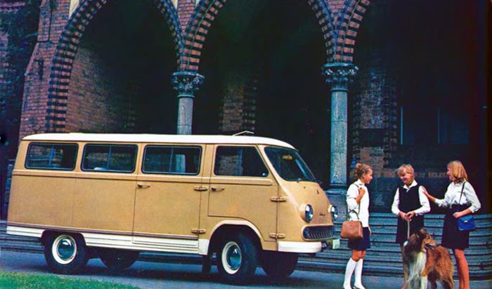transpress nz: 1966 RAF 977 DM Minibus