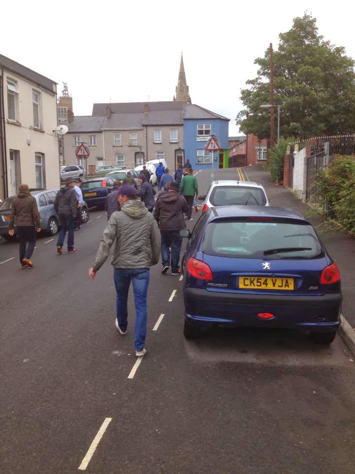 Football Hooligan Pictures: Bristol Rovers at Newport County 17 August 2013