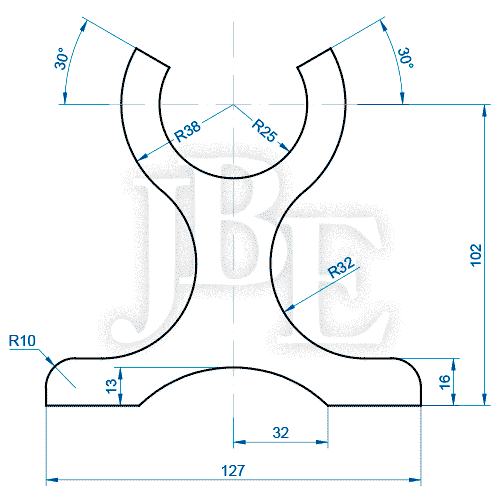 AutoCAD para todos: Ejercicio desarrollado 12 - AutoCAD Básico
