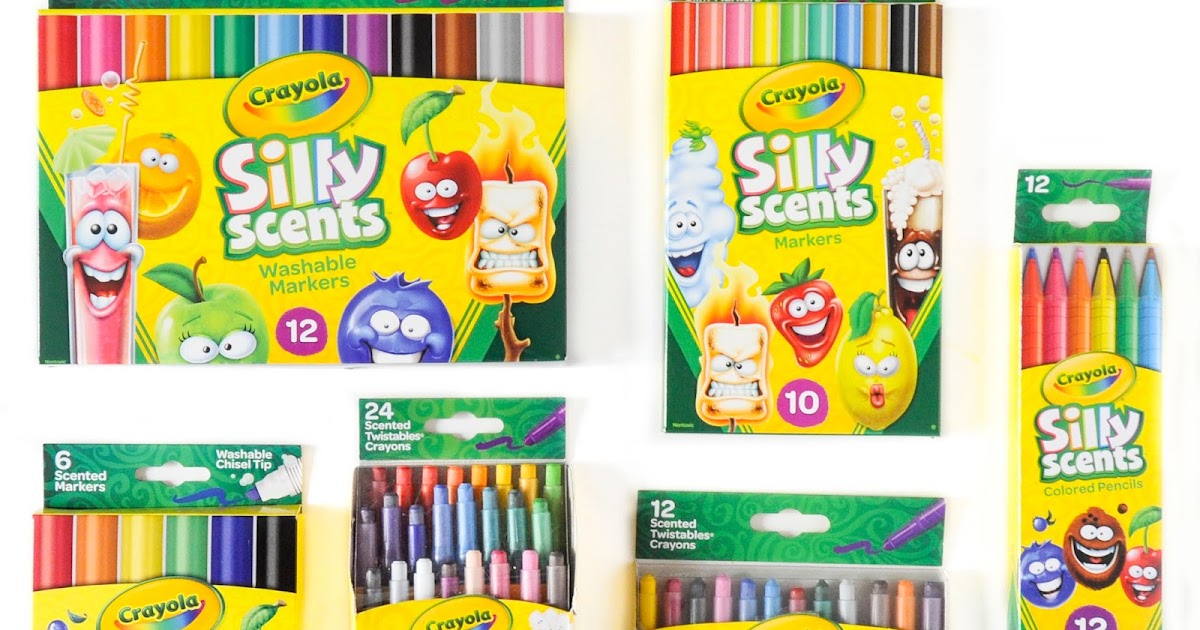 2017 Crayola Silly Scents Review: Markers, Twistable Crayons & Colored ...