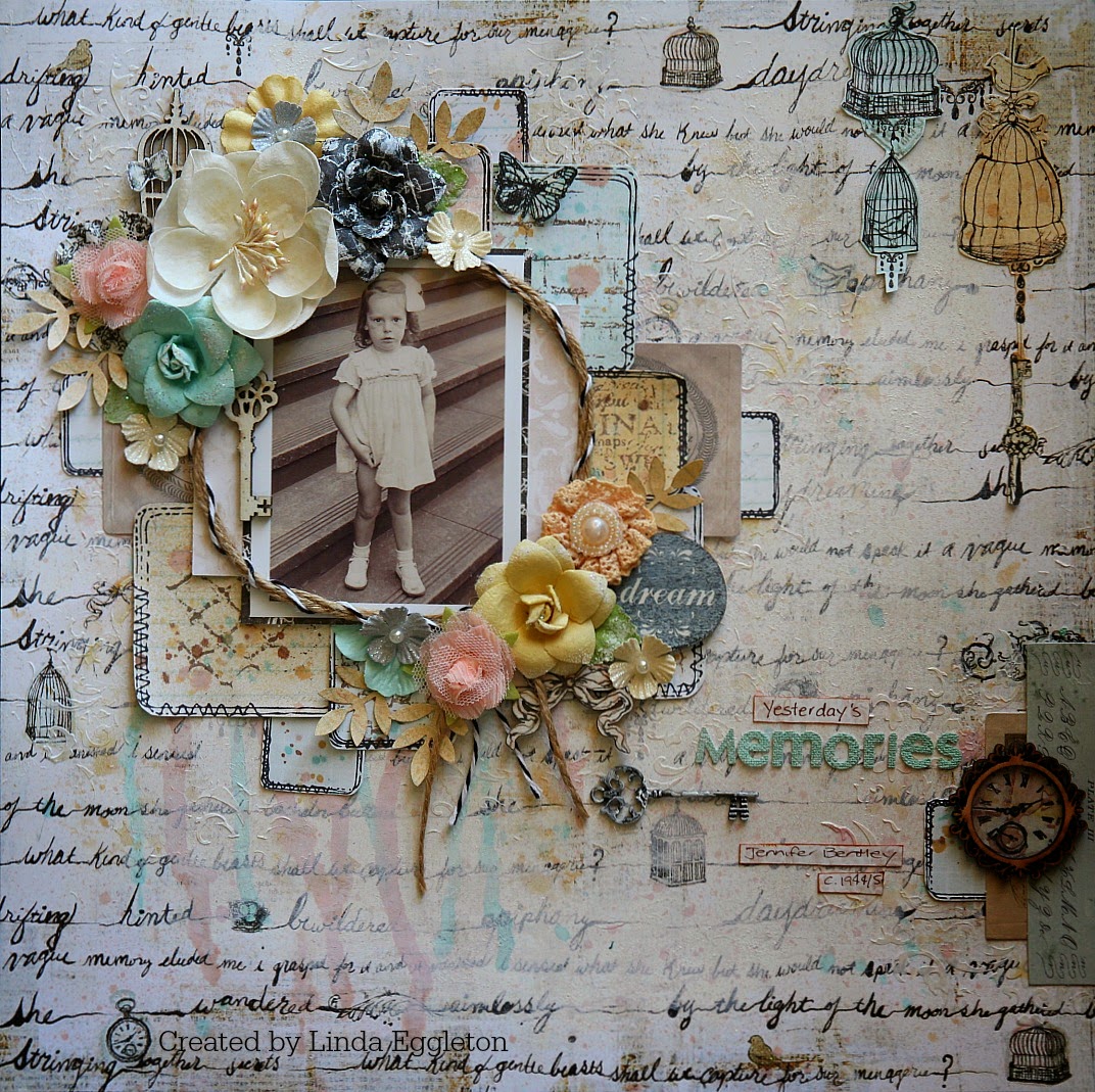 Lou's World: Prima "Epiphany" for All About Scrapbooks / Prima January BAP