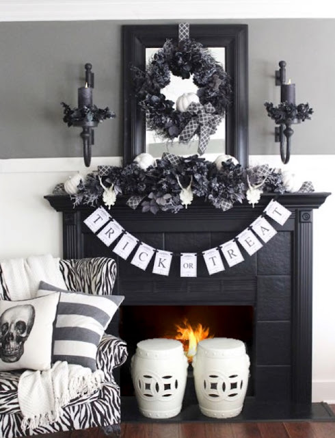 The Yellow Cape Cod: My Elegantly Spooky Halloween Decor