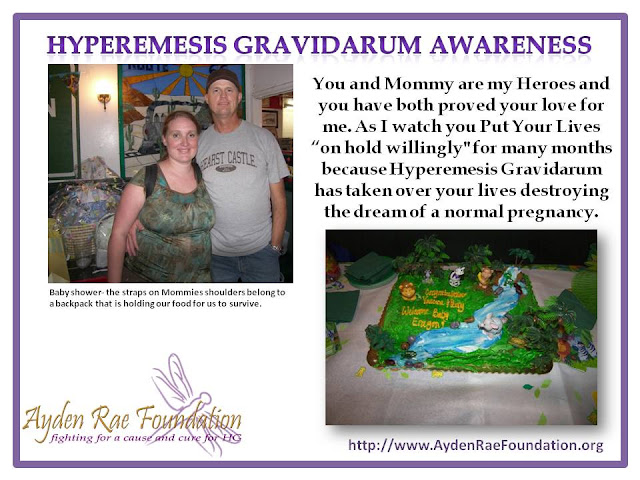 Ayden Rae Foundation: Hyperemesis Gravidarum Awareness Month October!