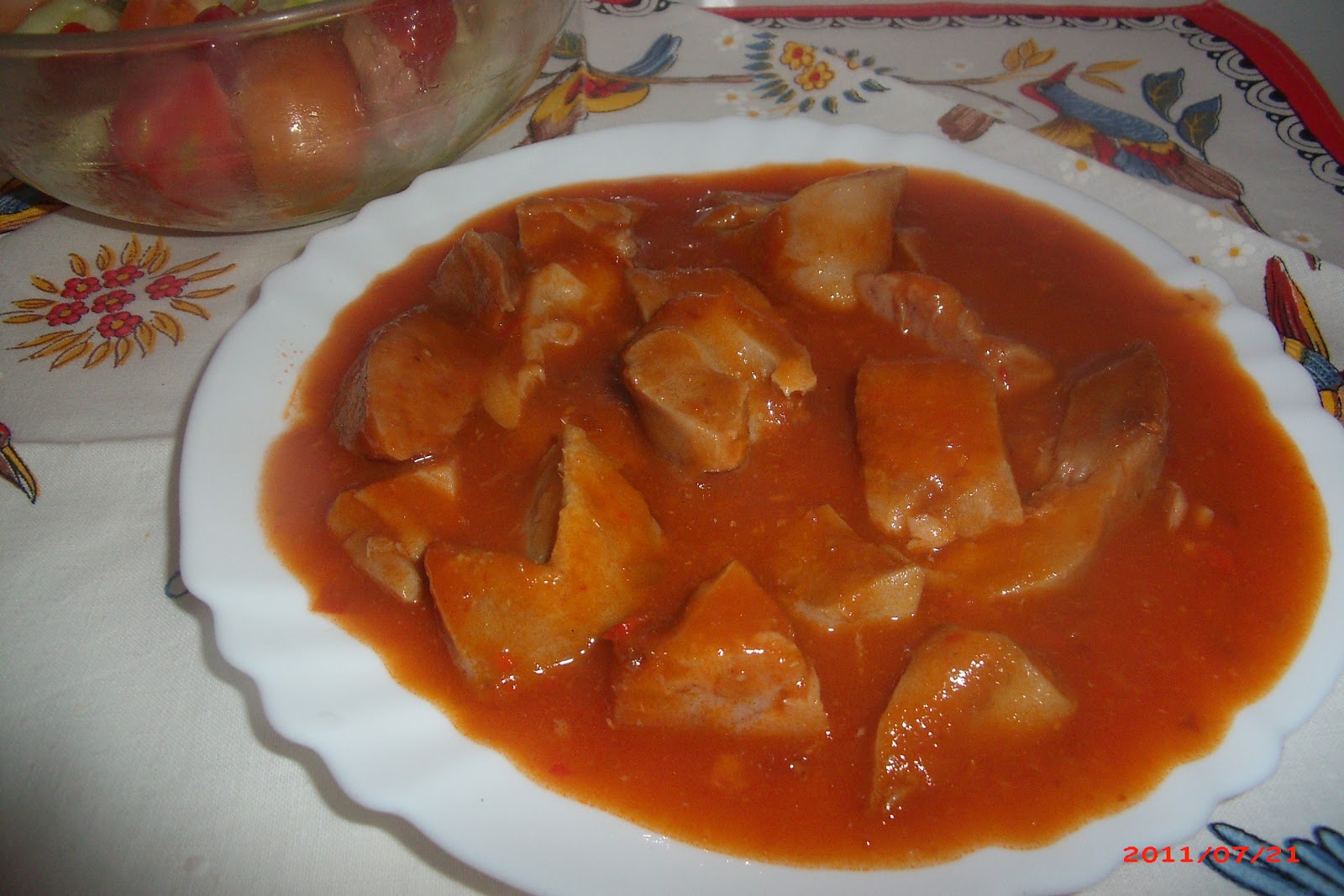 LA COCINA DE LA RUBI: MORROS DE CERDO CON TOMATE