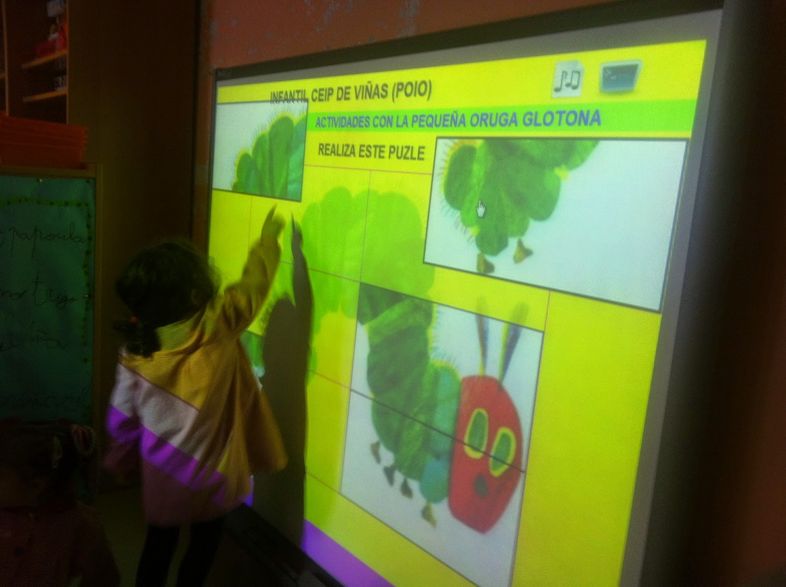 Cole de colores: LIM "LA PEQUEÑA ORUGA GLOTONA"