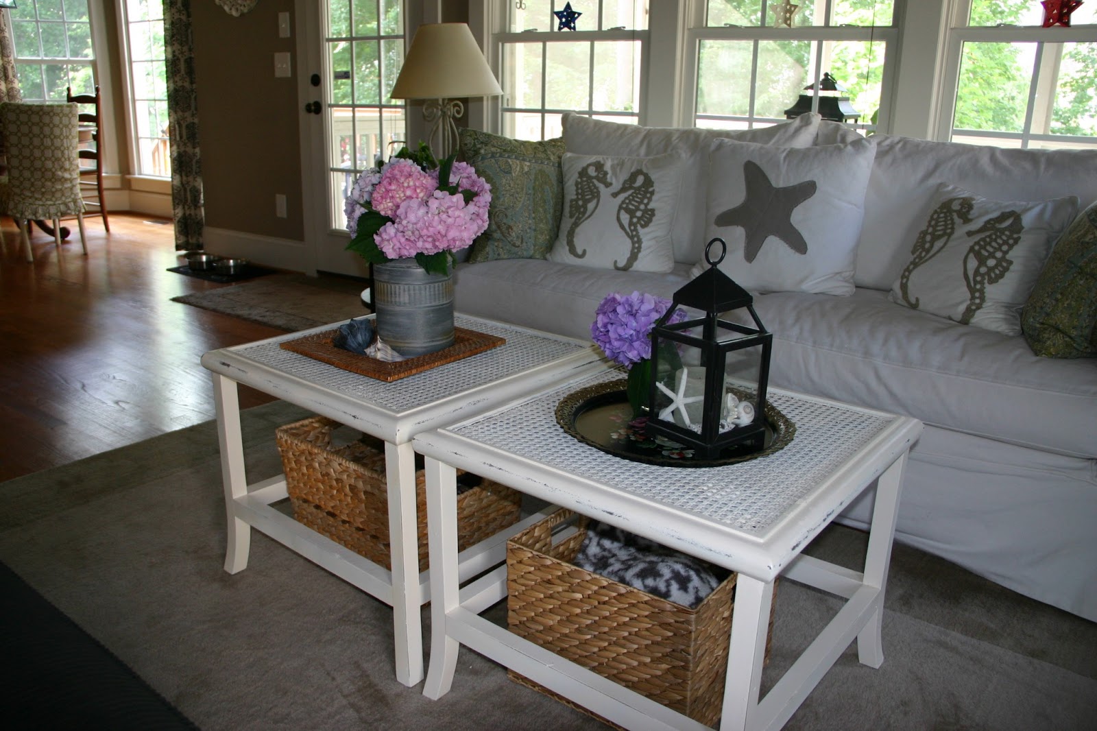 Cottage Blue Designs: Staging the new coffee table