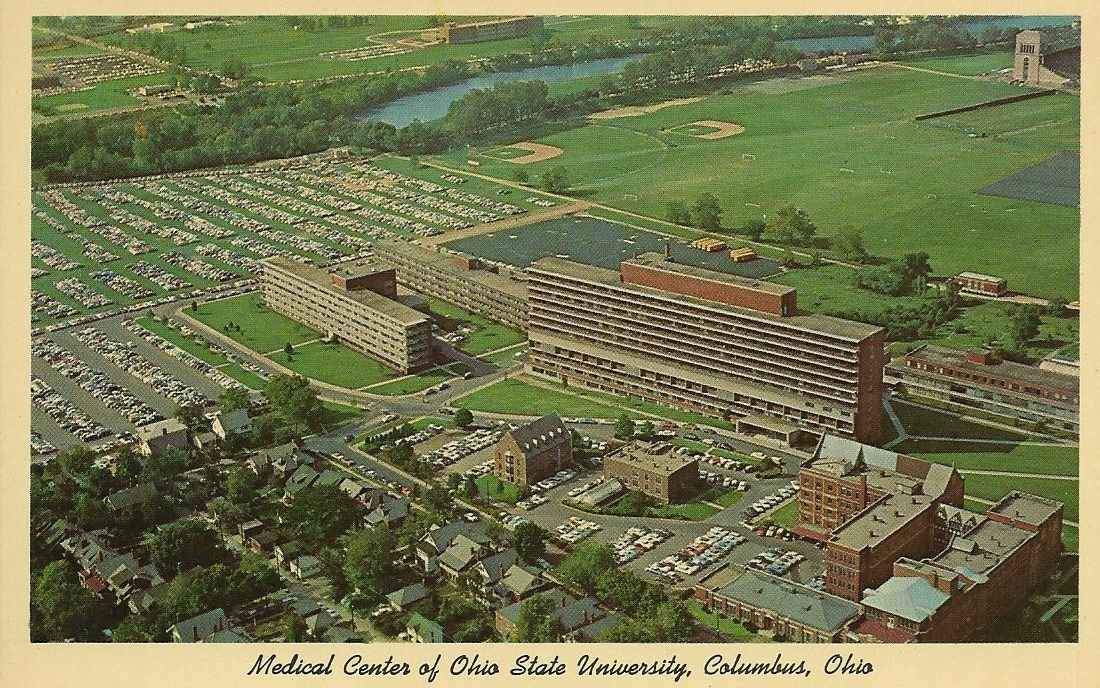 Vintage Travel Postcards: Ohio State University Medical Center