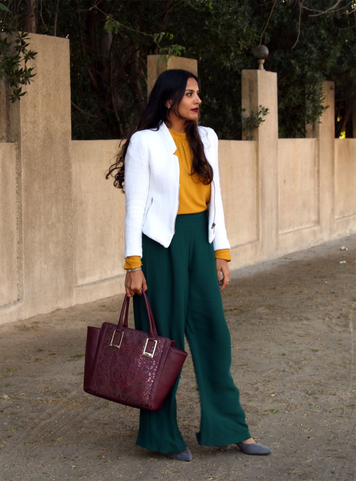 Winter Colours And A Sharp White Jacket + Business Busyness | The ...