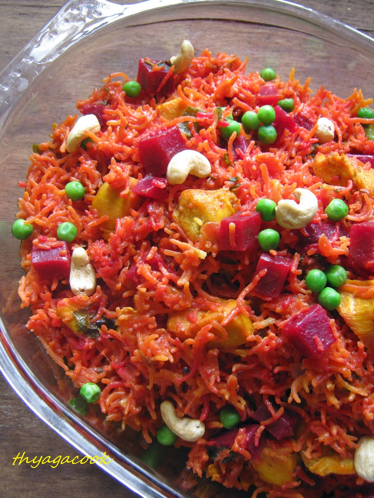 KARI LEAFS ... Malaysian flavour's: BEETROOT BIRYANI
