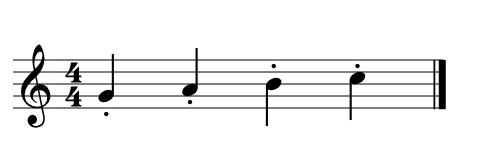 14º día de clase: el staccato musical (o picado) | CIUDAD PENTAGRAMA