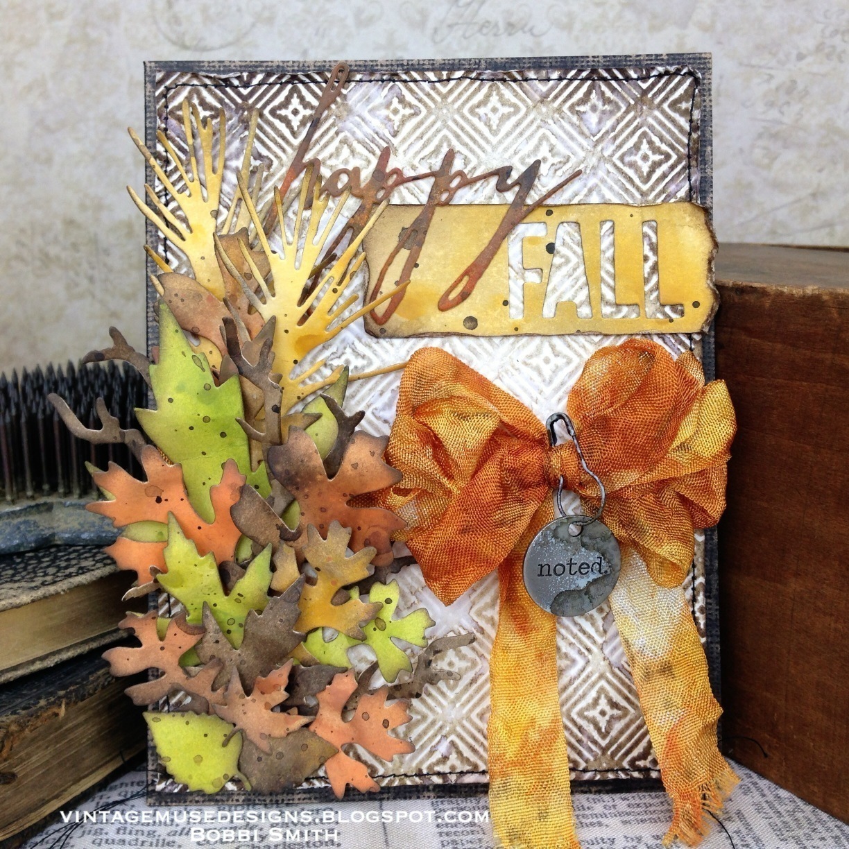 Vintage Muse: Happy Fall Card
