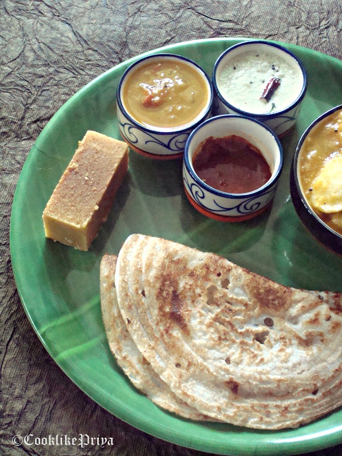 Cook like Priya: Mini Breakfast Thali | South Indian Mini Tiffen ...
