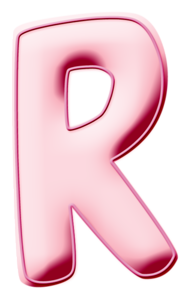 Pink Letters. Letras Rosadas. - Oh my Alfabetos!
