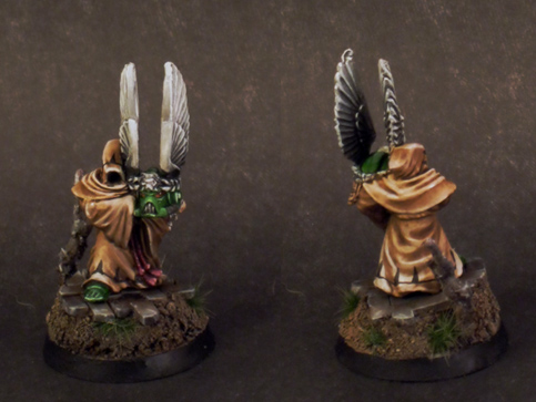 samson minis: Finished! Azrael, Grand Master of the Dark Angels