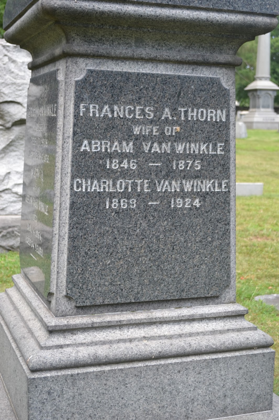 The Episcopal Cemetery Project: Another Mystery Solved: Frances Thorn ...