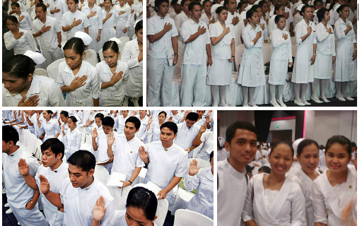OATH TAKING CEREMONY FOR NEW PROFESSIONAL NURSES HELD ~ THE NURSING CORNER