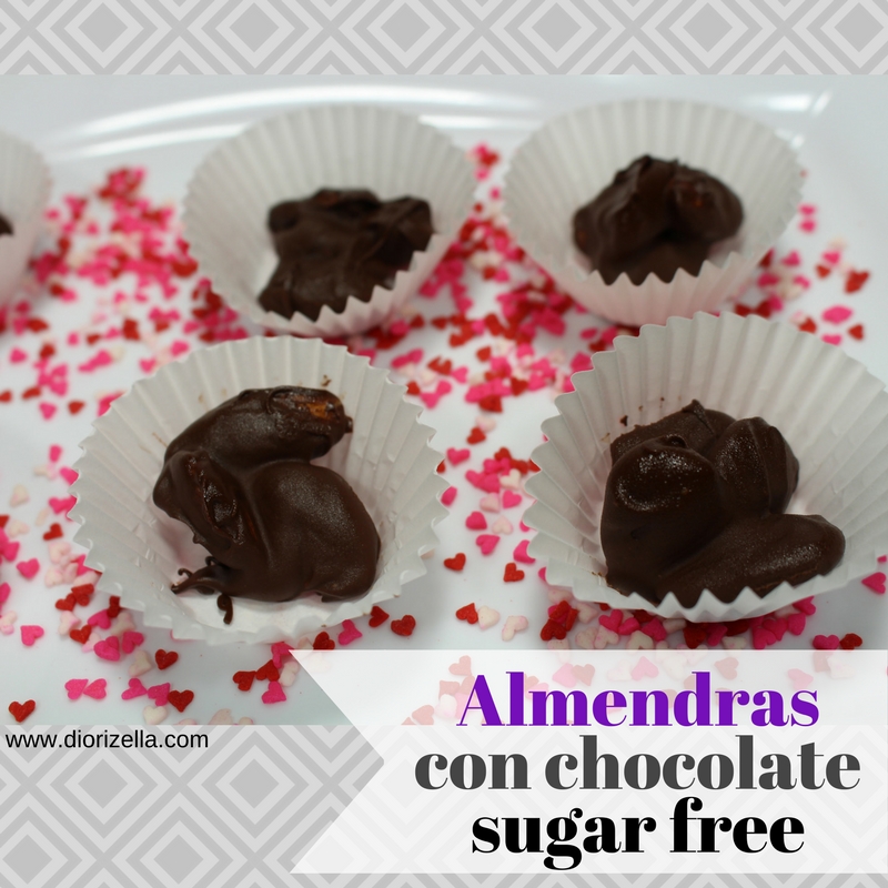 Diorizella En Casa: Almendras con chocolate sugar free