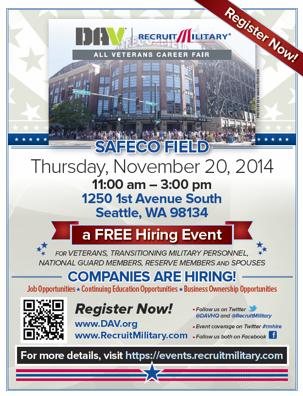 C-9 Blog: DAV/Recruit Military Hiring Event at Safeco