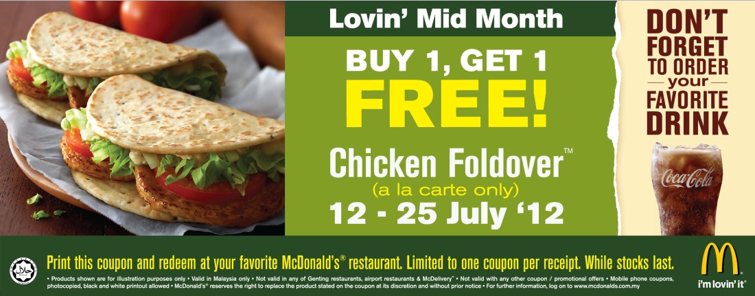 SyafiQSyamRieSOfea ~: ~ Buy 1 Get 1 Free Chicken Foldover
