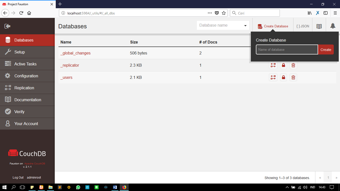 Nosql Couchdb Penjelasan Hingga Penggunaan 1 Jam Bisa Couchdb ~ Mfdzulqarnain