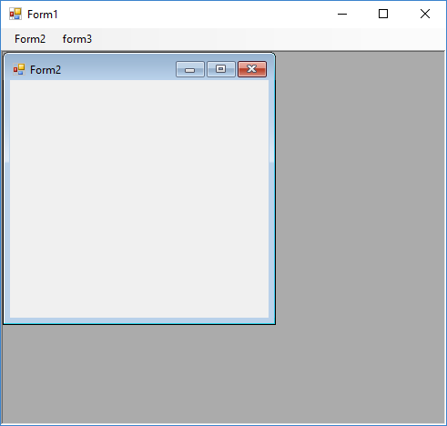 เขียนโปรแกรมด้วย Visual basic: MDI Form การสร้างฟอร์ม เมนูใน Visual basic