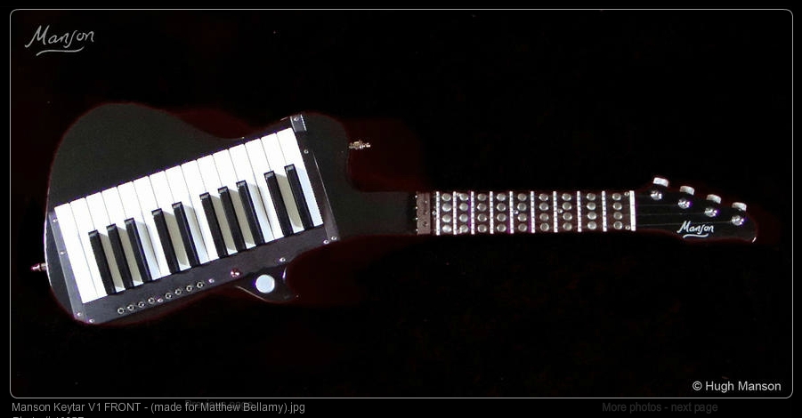 MUSE : Manson Keytar V1 - Guitar Made for Matthew Bellamy