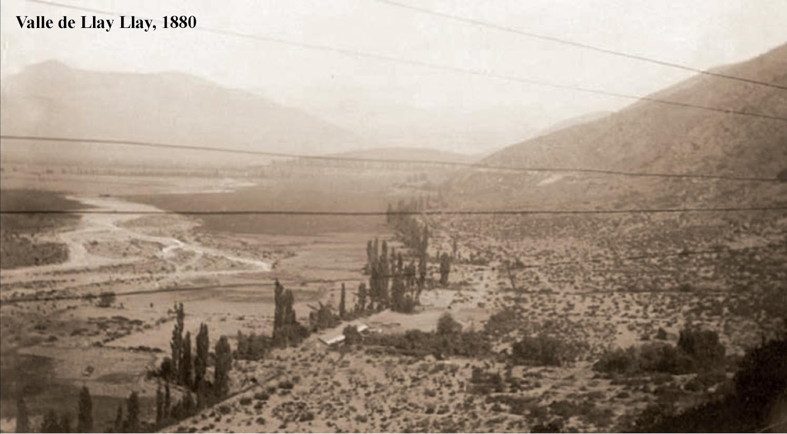 Imágenes de Chile del 1900: Llay Llay