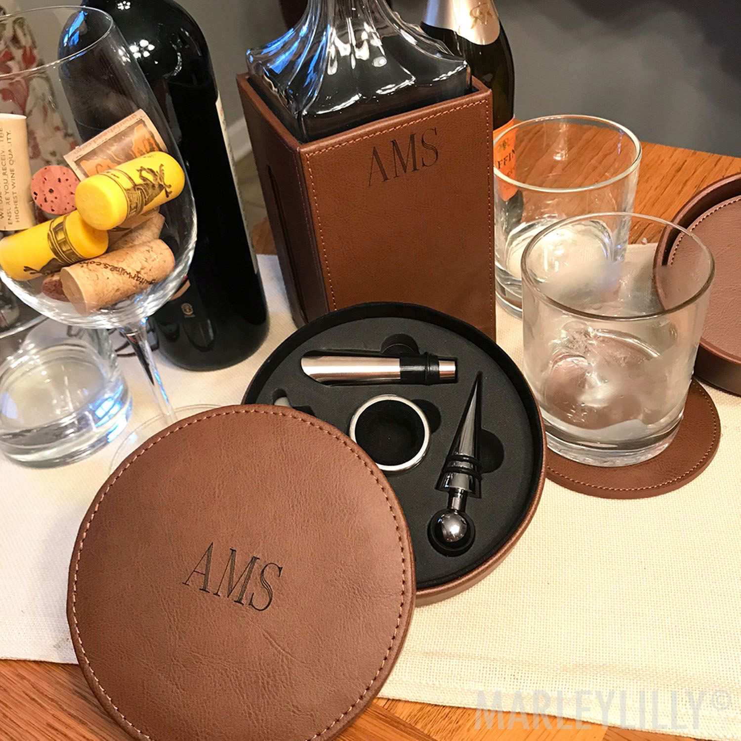 6 Monogrammed Gift Ideas for Beer and Wine Lovers - Blog - Marleylilly Blog