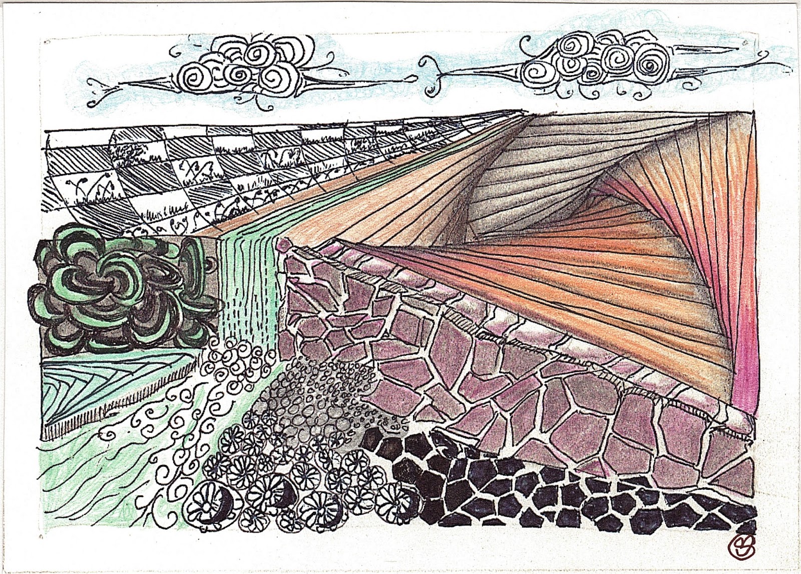 The Mooka Maven: ZENTANGLE INSPIRED ART