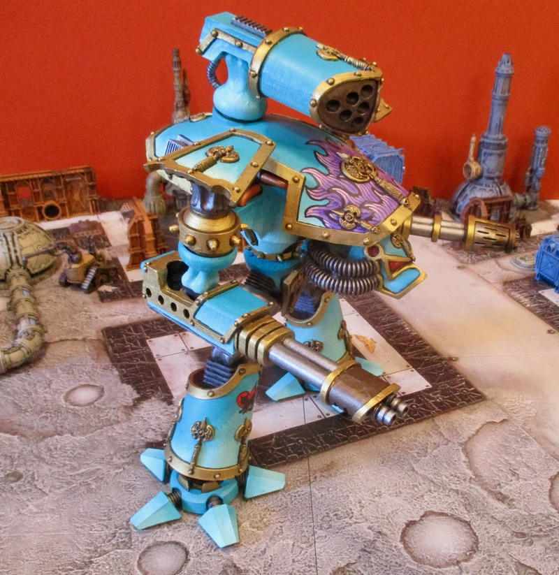 Tim's Miniature Wargaming Blog: Leonem Caeruleum - Reaver Battle Titan