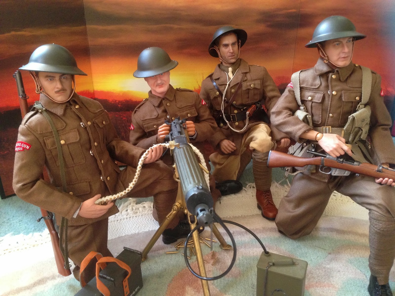 The Communication Trench: 1/6th Scale Figures: British WW1 Infantry