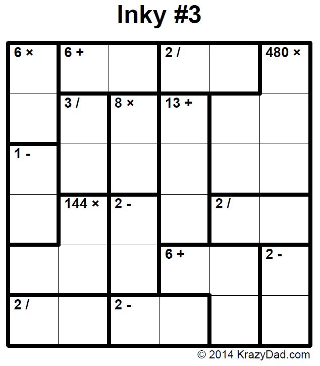 Webster's KenKen Puzzle Logic Revealed: March 2018