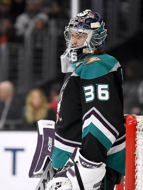 I Love Goalies!: John Gibson 2018-19 Mask