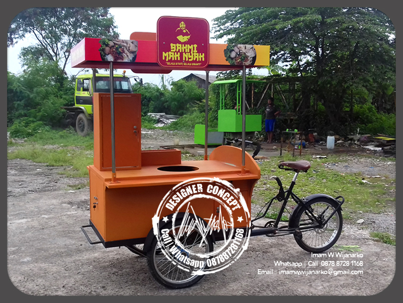 Desain & Produksi Gerobak: Produksi Gerobak Sepeda Bakmi