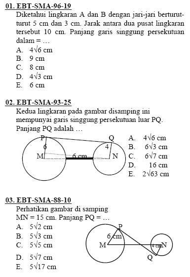 Soal Geometri Lengkap dengan pembahasan